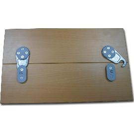 Tischplattenverbinder RAMTI Kunststoff grau/Zamak