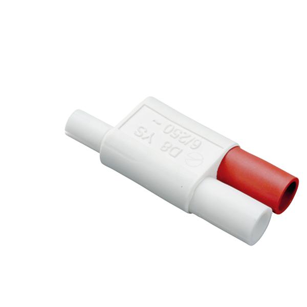 Mini-Stecker Y-Verteiler codiert 230 V, Leistung max. 550 Watt