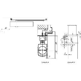 GEZE Türschließer TS 5000 L, EN 2-6, 1-flg. Gleitschiene, silber
