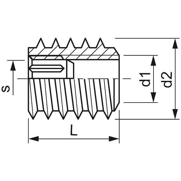 RAMPA trio matica TIP SK M10x 40 vanj. Ø:18.5, s unutarnji inbus, pocinčana