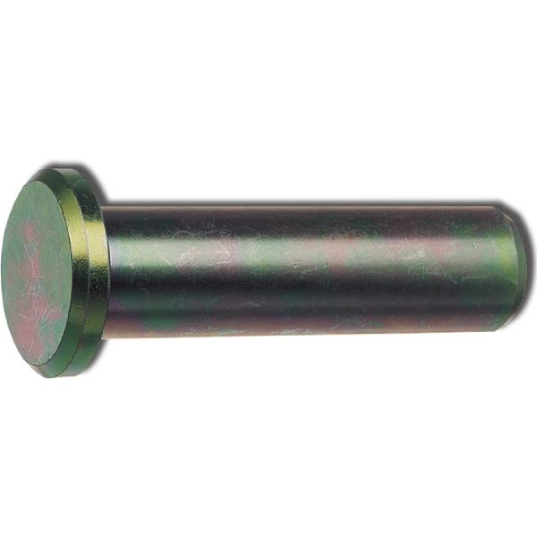 DIN1434A 10x 30 H11 blank Bolzen mit kleinem Kopf ohne Splintloch