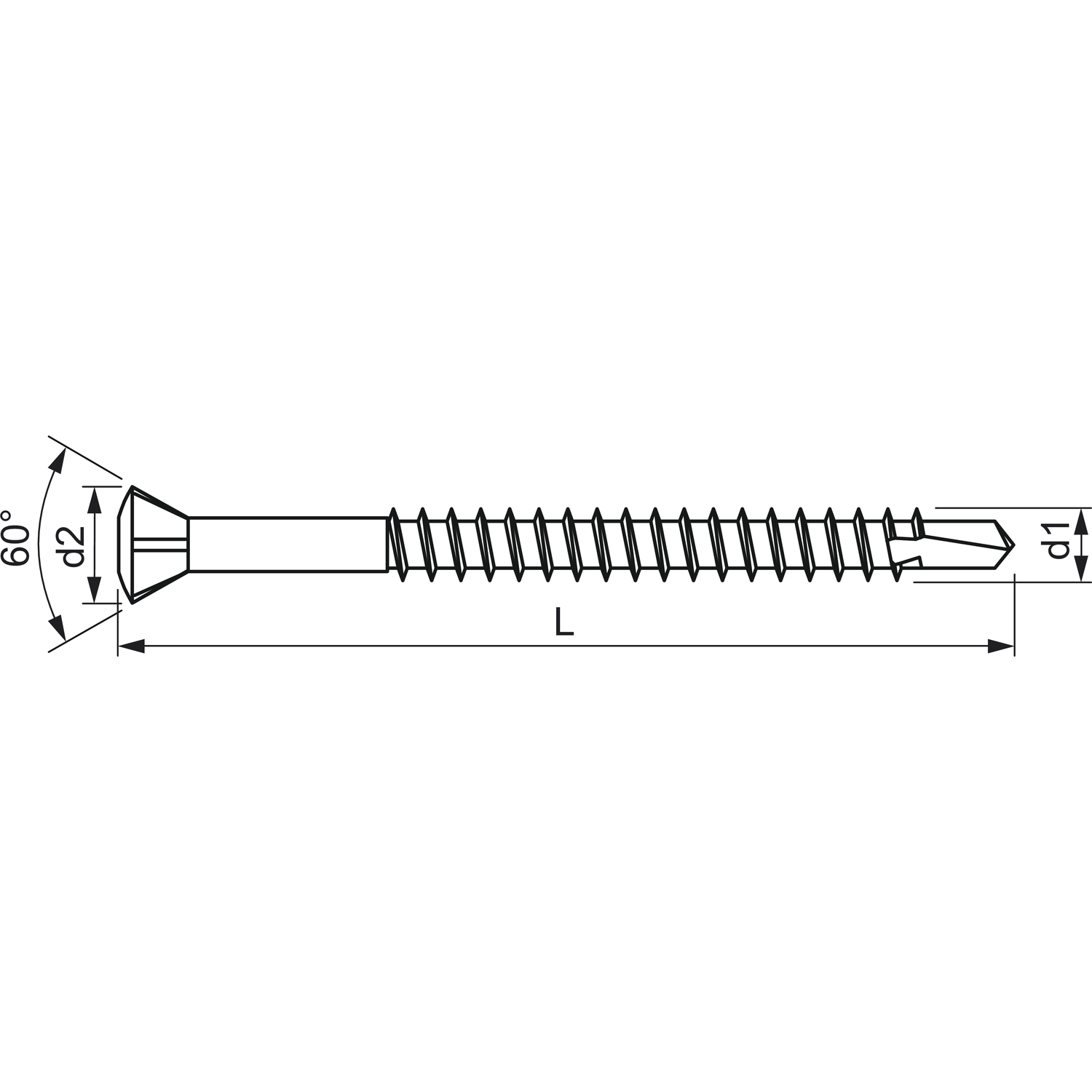 Lesni vijak 3.2 x 35, torx 10, inox, utrjeno, z okrasno glavo