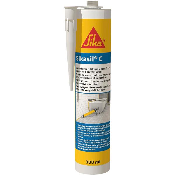 SIKA Sikasil C sanitarni silikon 300ml, prozirni