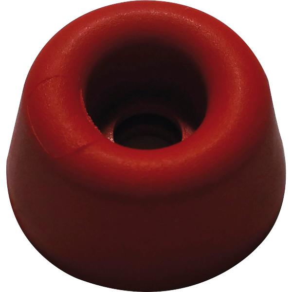 Gummipuffer ø 20 mm, Höhe 10 mm, Gummi rot