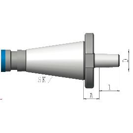 EROGLU Bohrfutteraufnahme DIN 238 DIN 2080 SK 30 B 16
