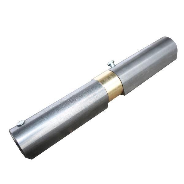 Federband, Bandhöhe 165mm, ø 22 mm, Stahl blank mit Messingring