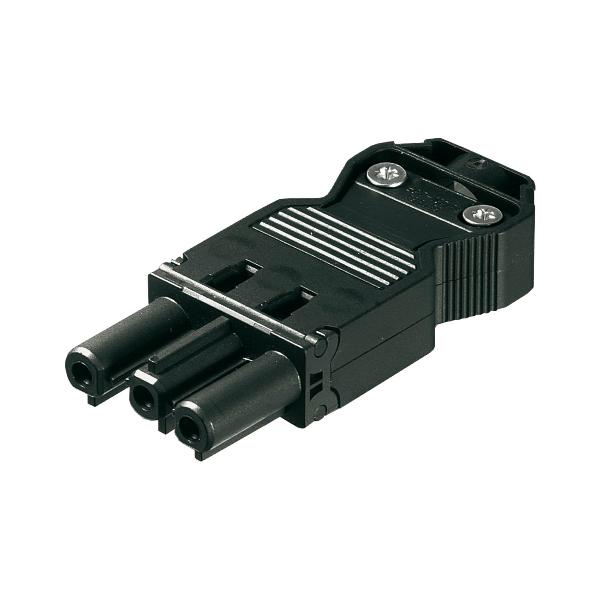 Stecker GST18 230 V Buchsenteil, schwarz