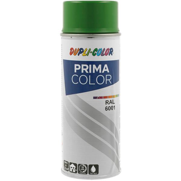 Dupli-Color Vernice spray Prima 400ml, verde smeraldo lucido / RAL 6001