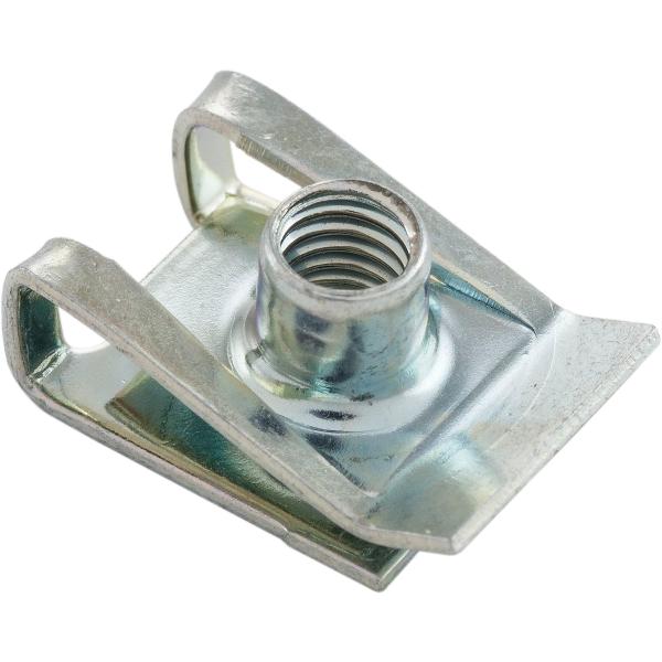 Blechmutter M4/0,5-4,0 Federstahl verzinkt mit metrischem Gewinde