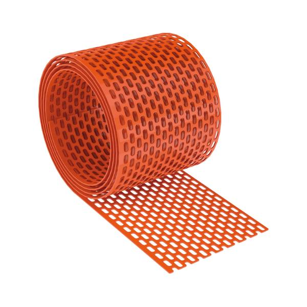 Mreža okapnice PVC 100 mm Premium, crvena