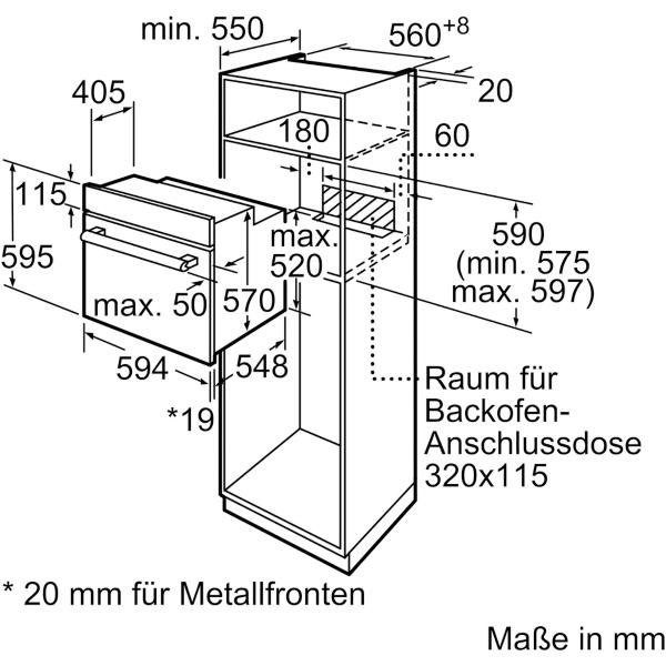CONSTRUCTA Backofen-Set CF2M50050 + CA434235