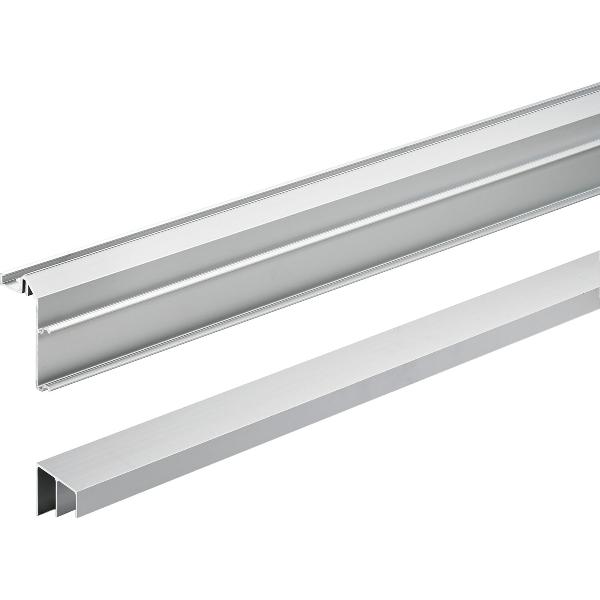 Hettich TopLine L Lauf- und Führungsschienenset 2300 mm, Aluminium eloxiert