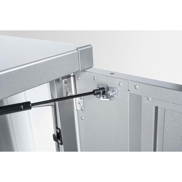 BIOHORT Mülltonnen-Box Alex 3 dunkelgrau-metallic