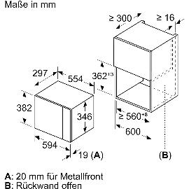 CONSTRUCTA Mikrowelle CC4P91262 schwarz