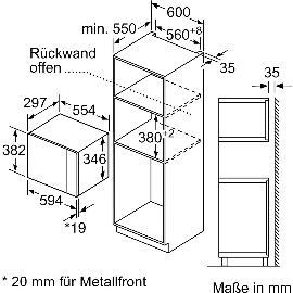 CONSTRUCTA Mikrowelle CC4P91262 schwarz